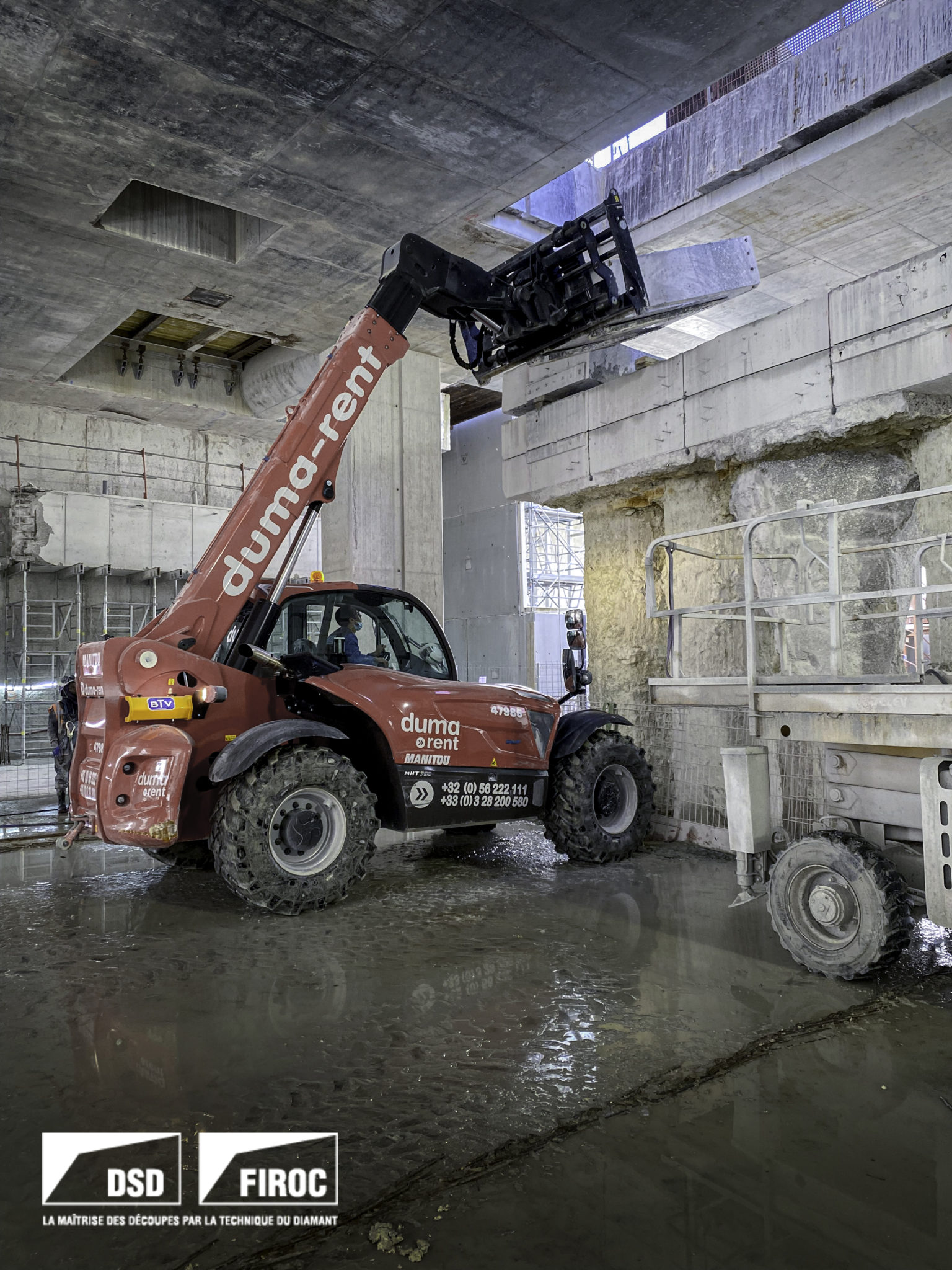 [CHAMPS SUR MARNE] Démolition des appuis provisoires de l’ouvrage cadre ...